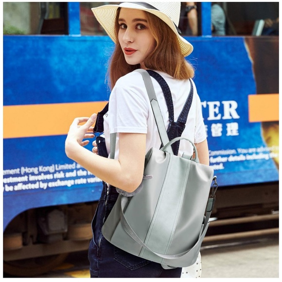 S. the Widow | Bags | Mint Green Leather Mini Backpack | Poshmark